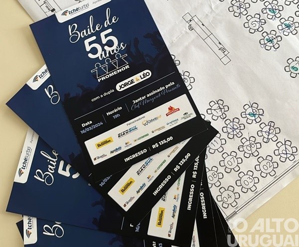 Promenor inicia a venda das mesas para baile de 55 anos | O Alto Uruguai