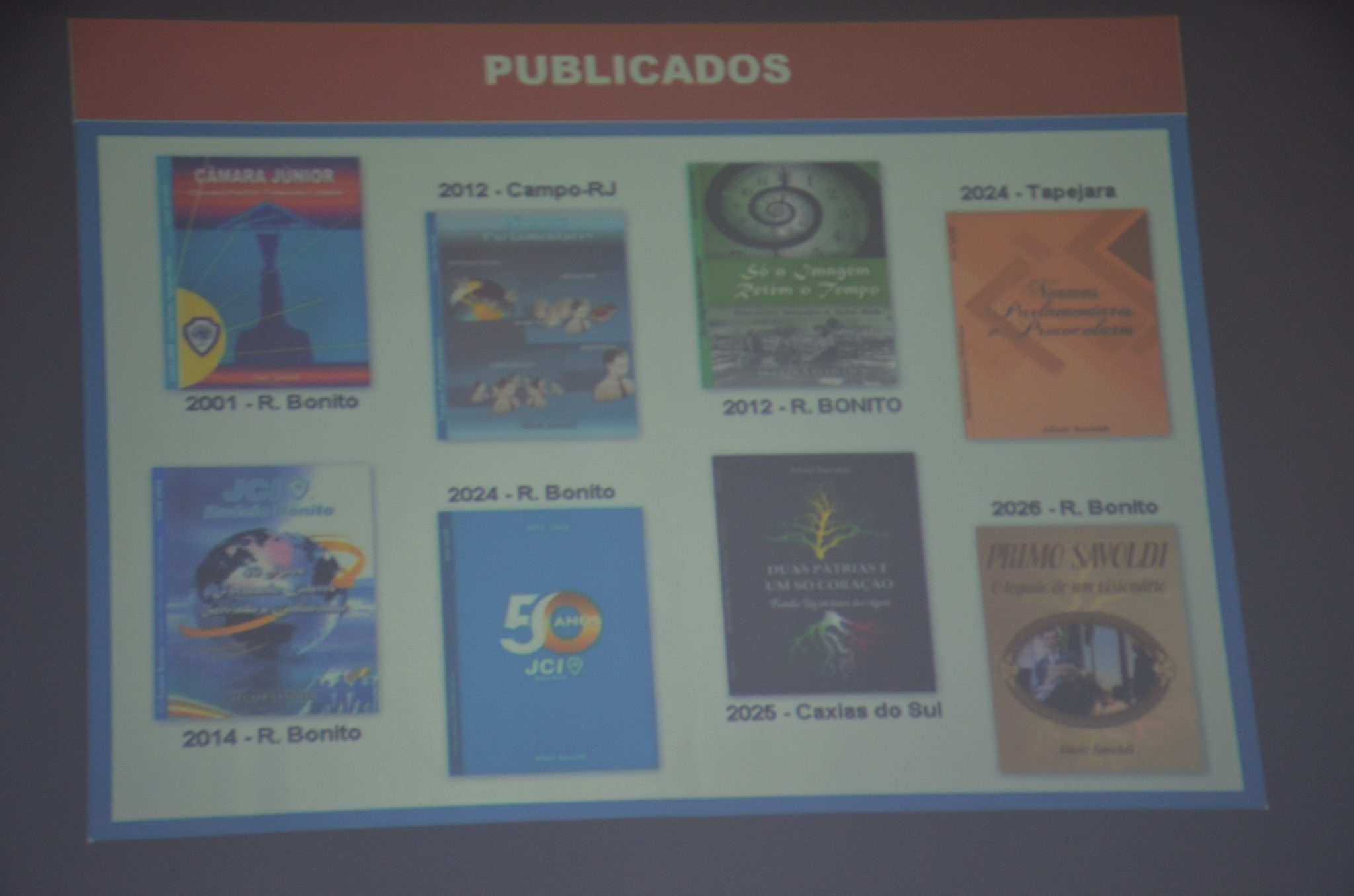 Lançamento do livro Primo Savoldi - O Alto Uruguai